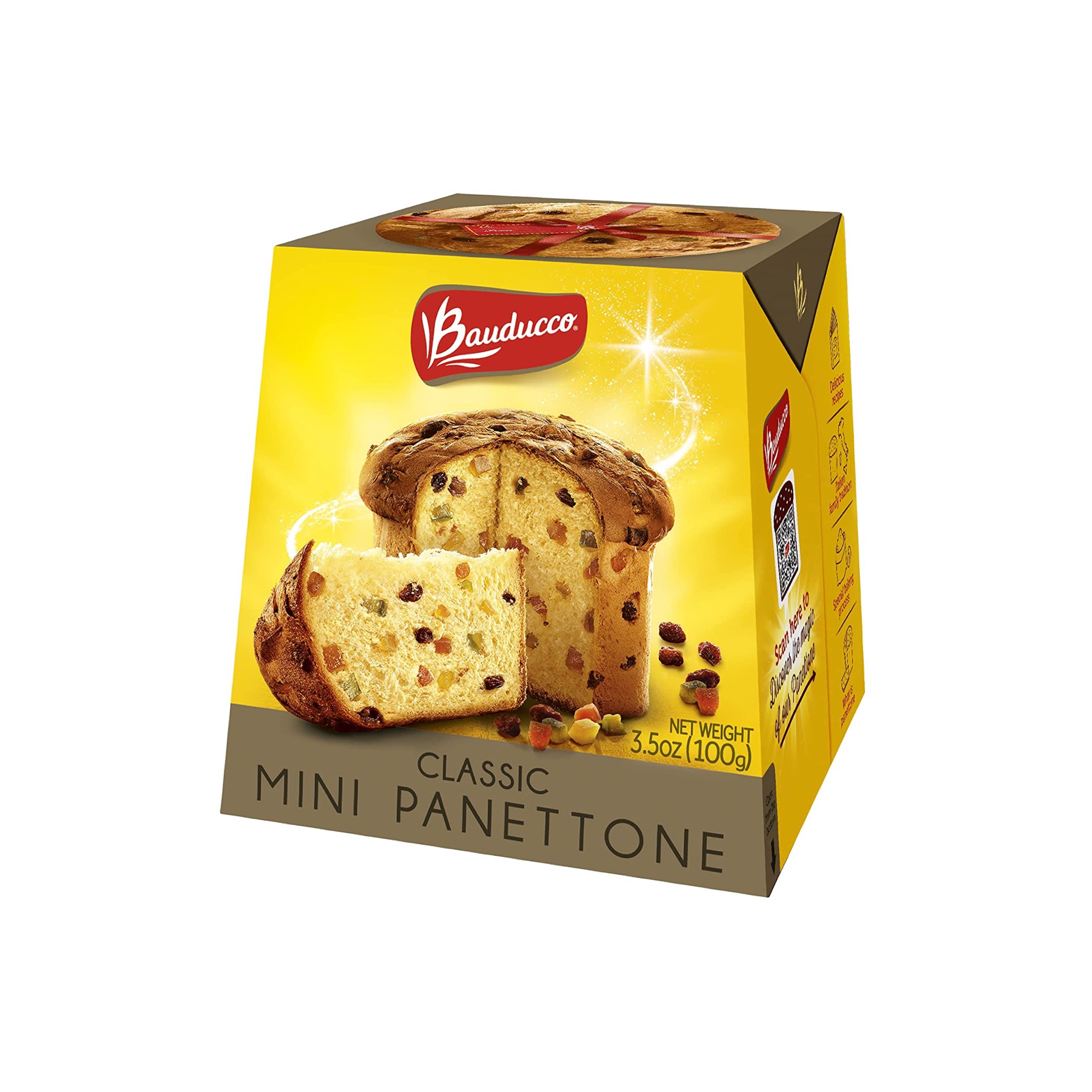 Mini Panetone Clássico 100g - Produtos do Brazil